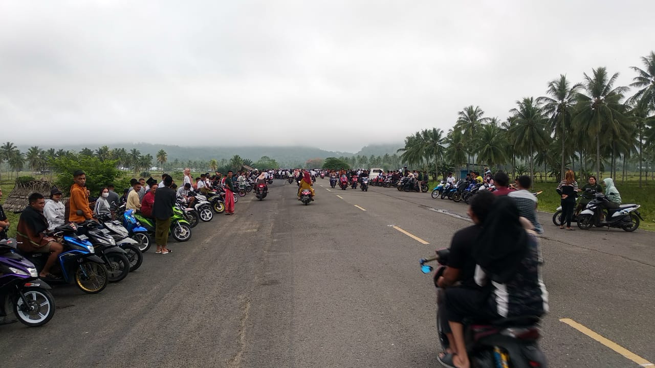 Awal Ramadan, Kawasan Bundaran Habibie Gorontalo jadi Ajang Balap Liar