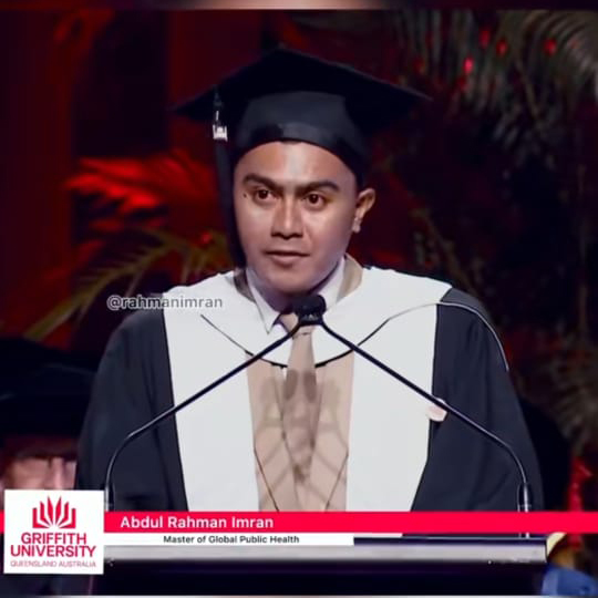 Abdul Rahman Imran, Alumni UNG Jadi Lulusan Terbaik Griffith University ...