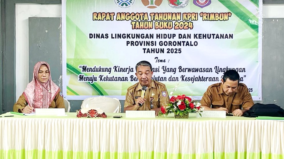 Syahbuddin Buata Terpilih jadi Ketua KPRI RIMBUN DLHK Gorontalo 2025-2030