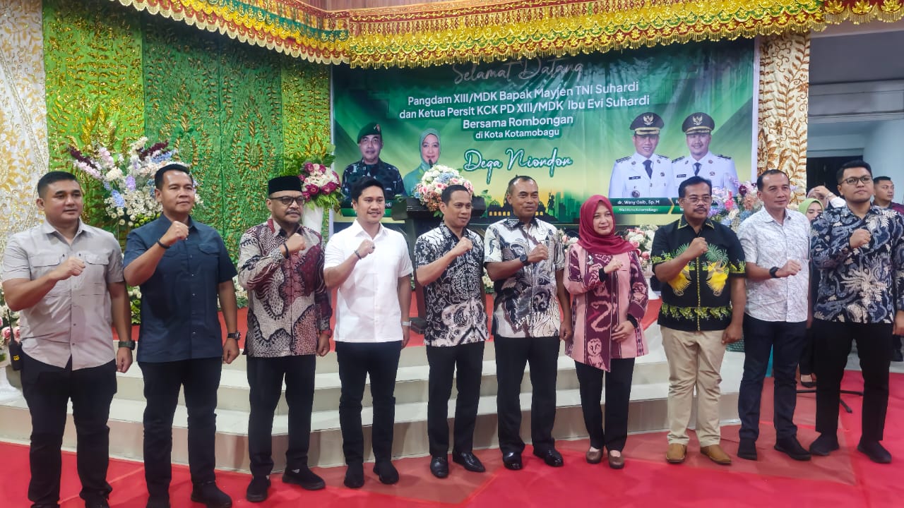 Wali Kota Kotamobagu Sambut Kunjungan Kerja Pangdam XIII Merdeka